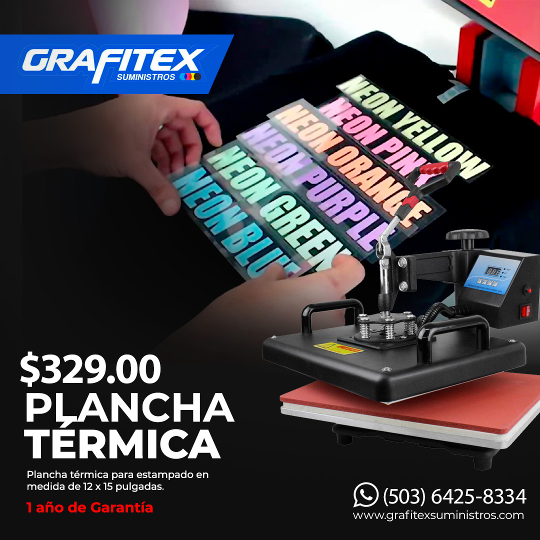 Planchas Térmicas - Grafitex Suministros